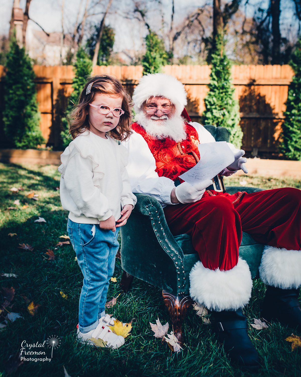 Santa Photos Mini Session | Nashville Family Photographer