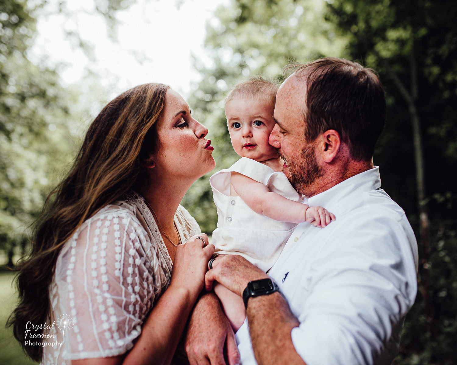 Family of 3 Portrait Session at Sarah Benson Park