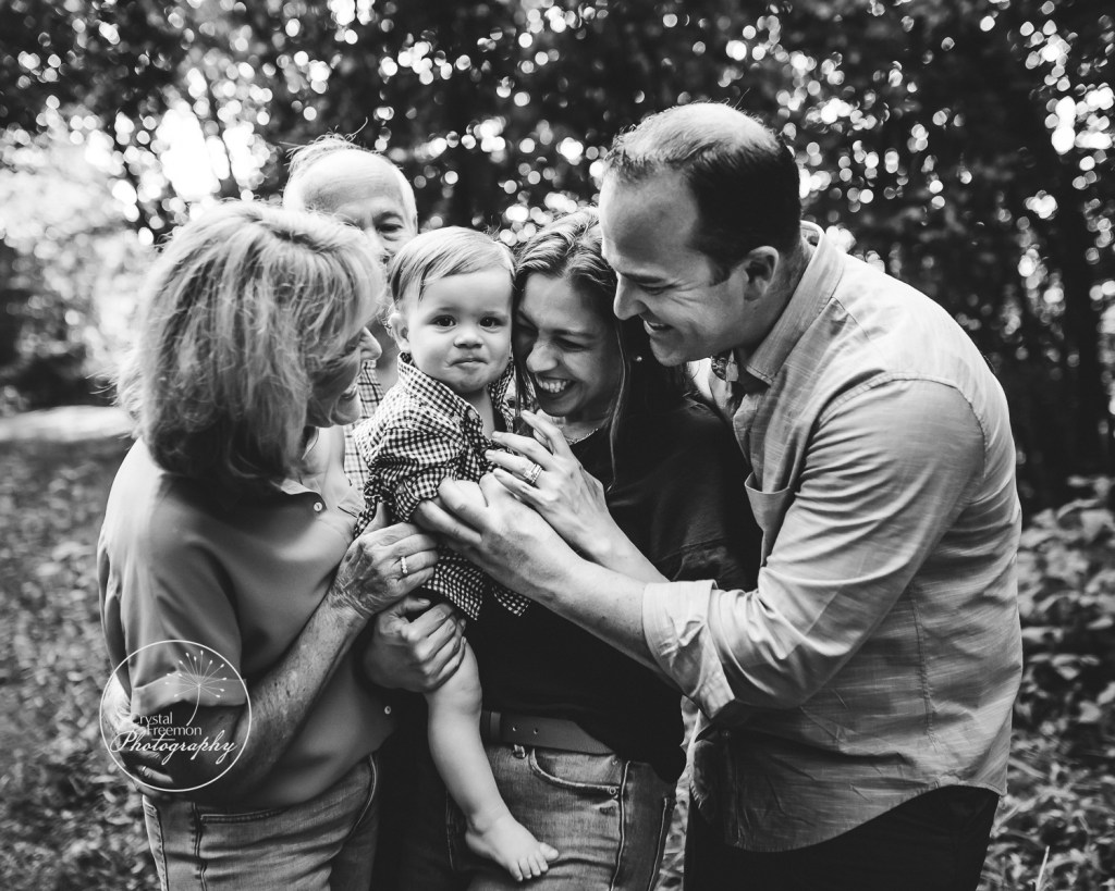 Spring Hill Family Portrait Session with Grandparents