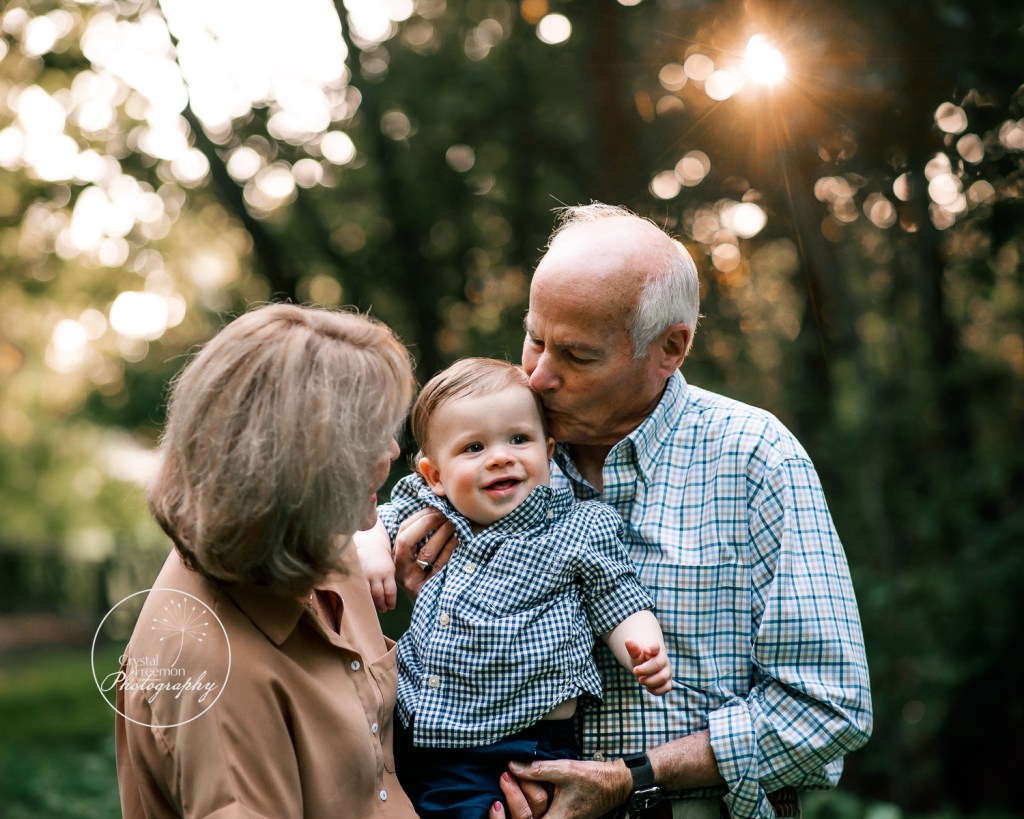 Spring Hill Family Portrait Session with Grandparents
