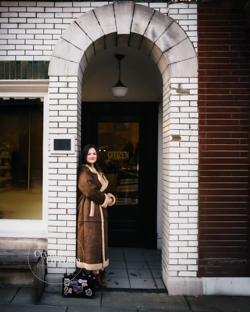 A Winter Senior Session in Downtown Franklin - Crystal Freemon Photography
